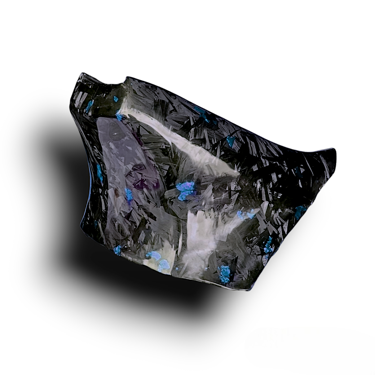 Piaggio ZIP Custom flakes Forged Carbon Motorscherm – Piaggio Carbon