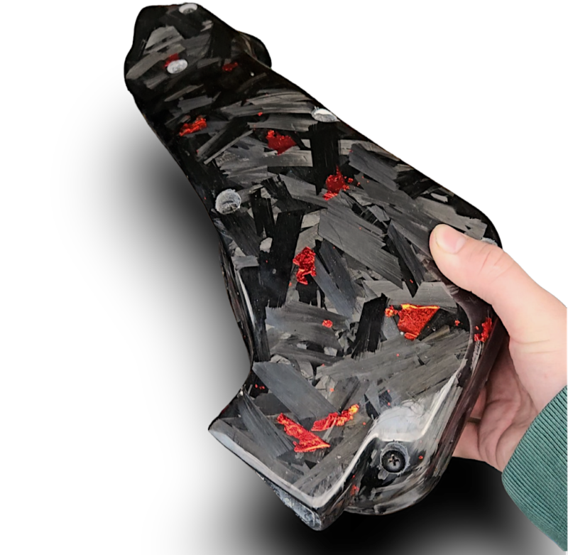 Piaggio ZIP Custom flakes Forged Carbon Luchtfilter – Piaggio Carbon